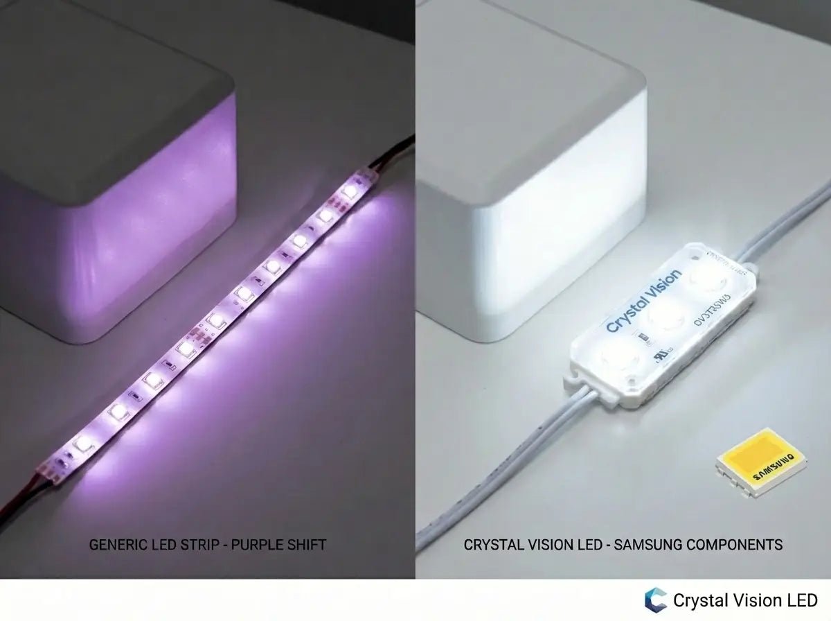 Generic vs. Samsung LED Chips: Why Cvtus Lights Last 10 Years – Crystal ...